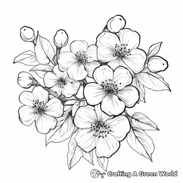 Black & White Flowers Coloring Pages - Free & Printable!