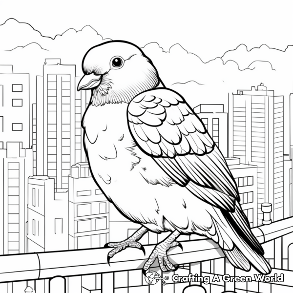 Pigeon Coloring Pages - Free & Printable!