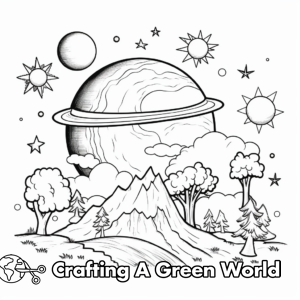 Earth Coloring Pages - Free & Printable!