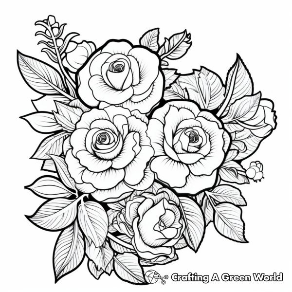 Floral Design Coloring Pages - Free & Printable!