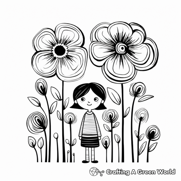 Spring Preschool Coloring Pages - Free & Printable!