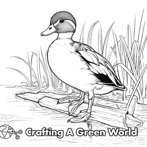 Wood Duck Coloring Pages - Free & Printable!