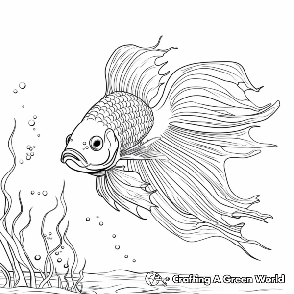Betta Fish Coloring Pages - Free & Printable!