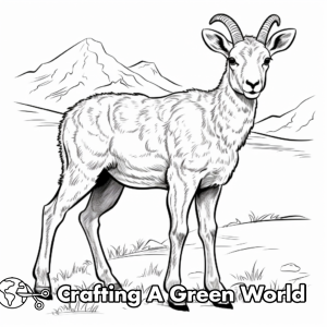 Bighorn Sheep Coloring Pages - Free & Printable!
