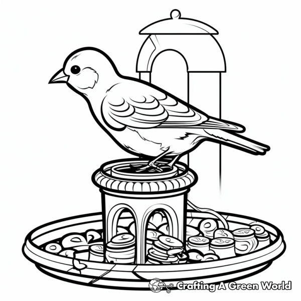 American Goldfinch Coloring Pages - Free & Printable!