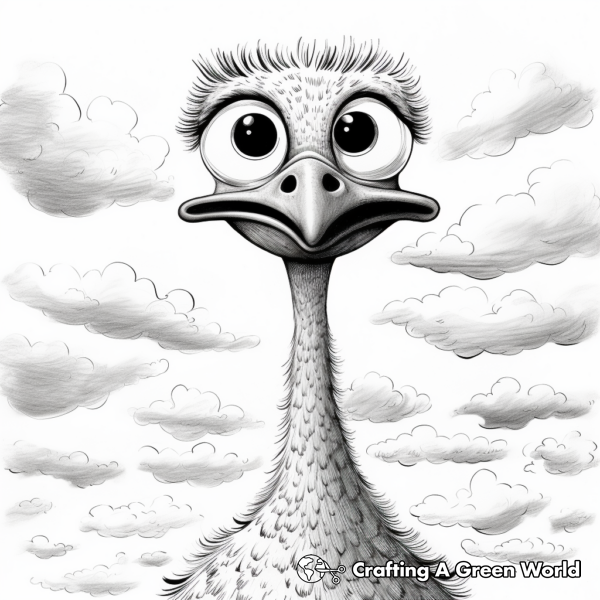 Ostrich Coloring Pages - Free & Printable!
