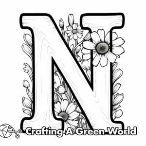 Letter N Coloring Pages - Free & Printable!