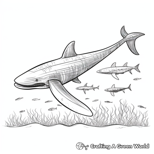 Blue Whale Coloring Pages - Free & Printable!