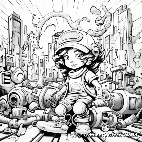 Graffiti Coloring Pages - Free & Printable!