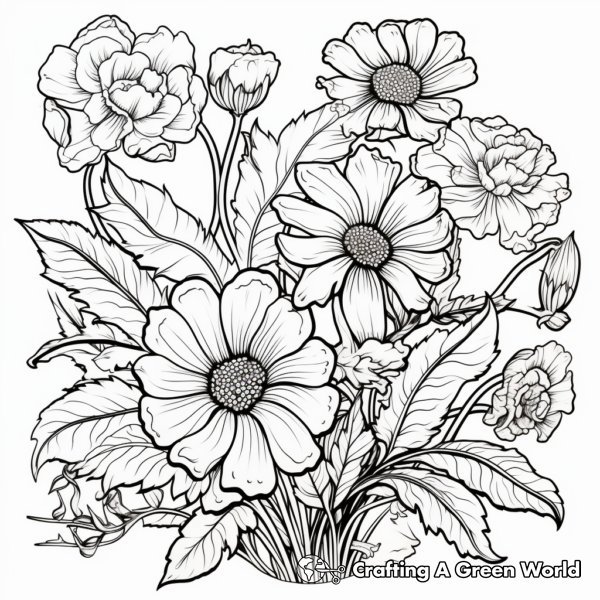 Intricate Floral Coloring Pages - Free & Printable!