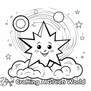 Sun, Moon, and Stars Coloring Pages - Free & Printable!