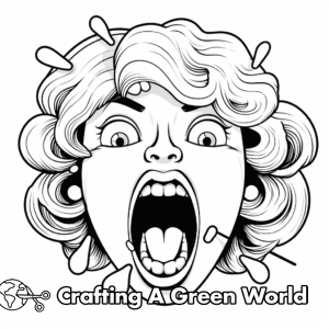 Bubble Gum Coloring Pages - Free & Printable!