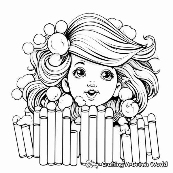 Bubble Gum Coloring Pages - Free & Printable!