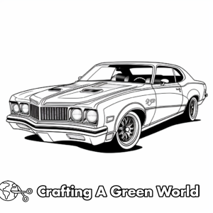 Muscle Car Coloring Pages - Free & Printable!