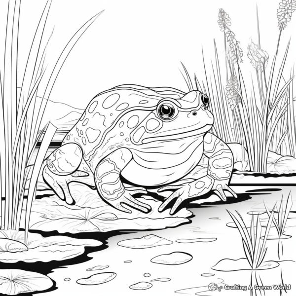 Bullfrog Coloring Pages - Free & Printable!