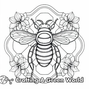Bumble Bee Coloring Pages - Free & Printable!