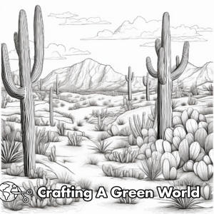 Desert Coloring Pages - Free & Printable!