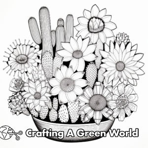 Cactus Coloring Pages - Free & Printable!