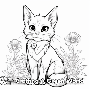 Calico Cat Coloring Pages - Free & Printable!