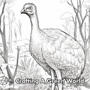 Emu Coloring Pages - Free & Printable!
