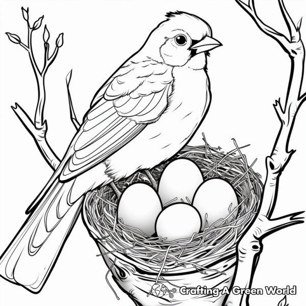 Cardinal Coloring Pages - Free & Printable!