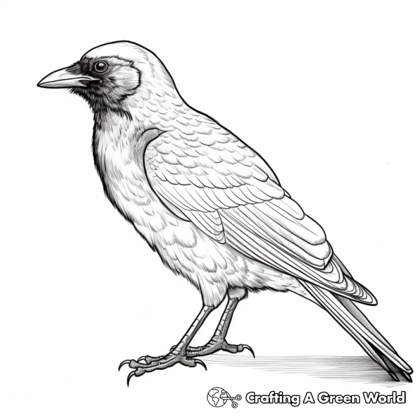 Crow Coloring Pages - Free & Printable!