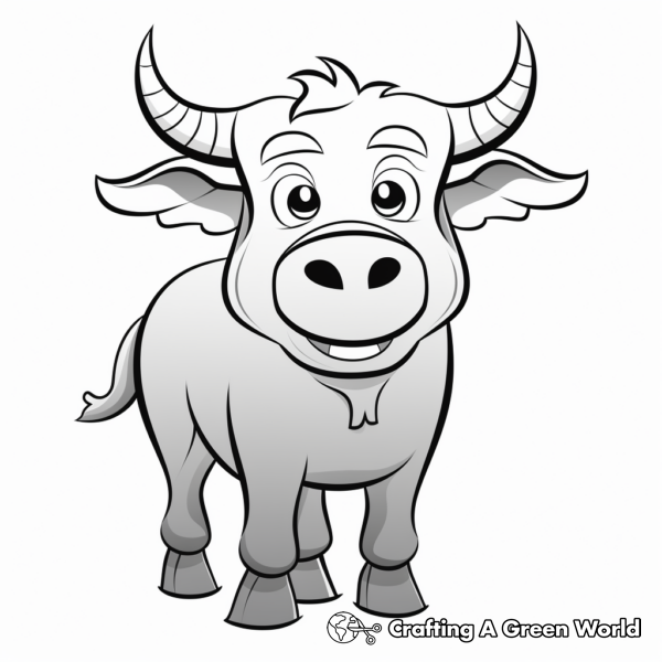Bull Coloring Pages - Free & Printable!