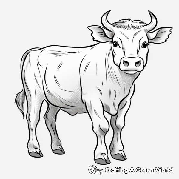 Bull Coloring Pages - Free & Printable!