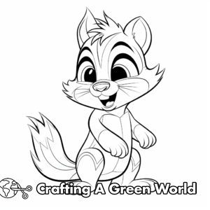 Chipmunk Coloring Pages - Free & Printable!