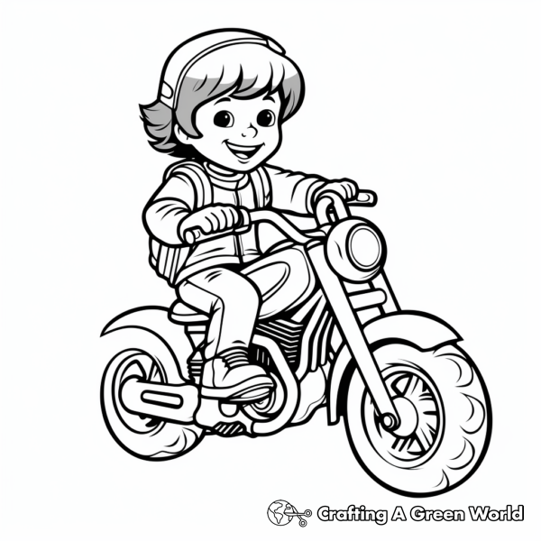 Motorcycle Coloring Pages - Free & Printable!