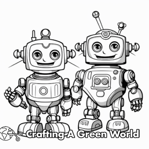 Robot Coloring Pages - Free & Printable!