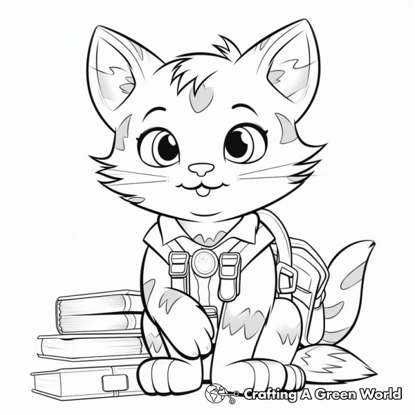 Cat Kid Coloring Pages - Free & Printable!