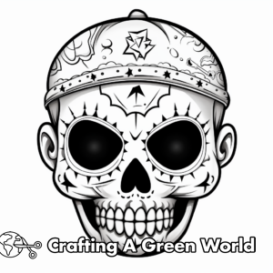 Sugar Skull Coloring Pages - Free & Printable!