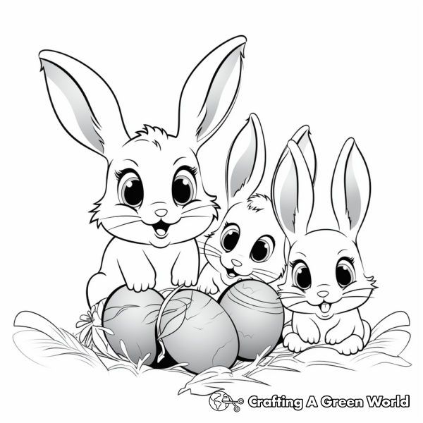 Baby Bunny Coloring Pages - Free & Printable!