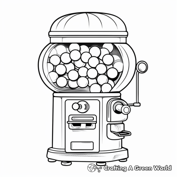 Bubble Gum Coloring Pages - Free & Printable!