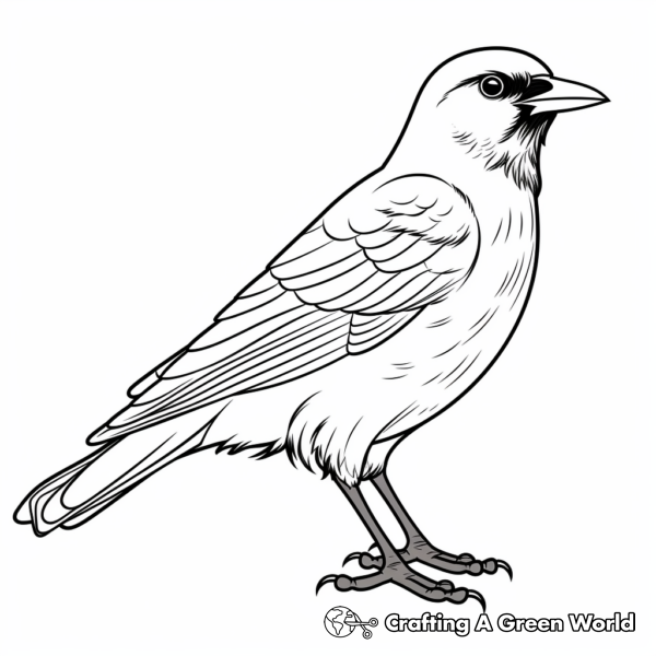 Crow Coloring Pages - Free & Printable!