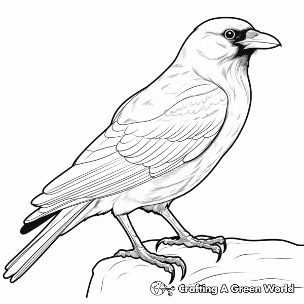 Crow Coloring Pages - Free & Printable!
