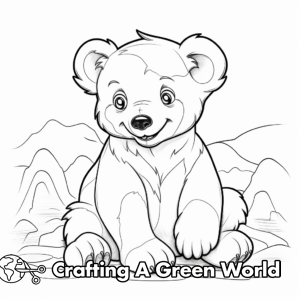 Bear Cub Coloring Pages - Free & Printable!