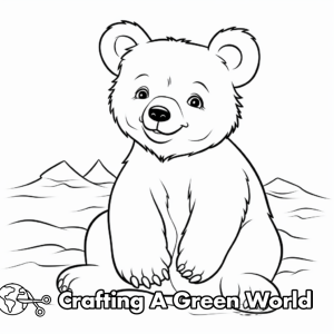Bear Cub Coloring Pages - Free & Printable!