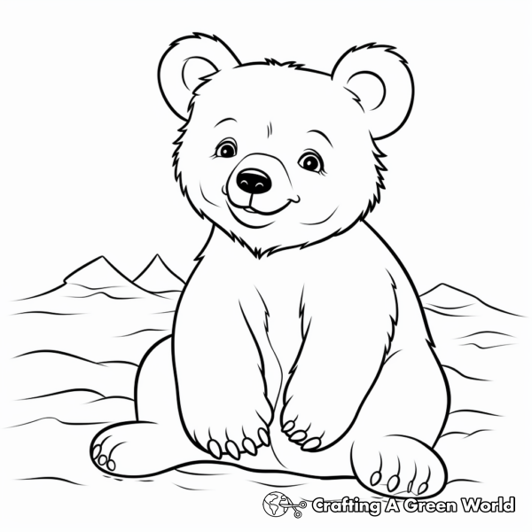 Bear Cub Coloring Pages - Free & Printable!