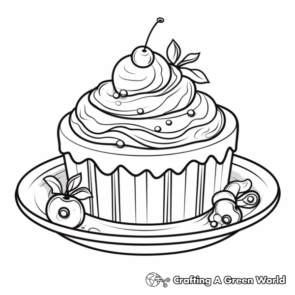 Food Coloring Pages - Free & Printable!