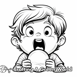 Bubble Gum Coloring Pages - Free & Printable!
