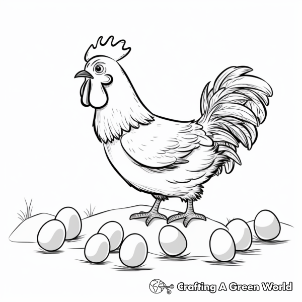 Chicken Coloring Pages - Free & Printable!