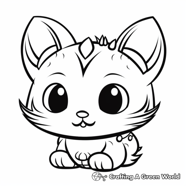 Cat Head Coloring Pages - Free & Printable!