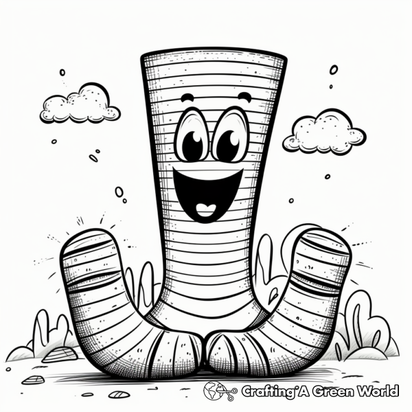 Crazy Socks Coloring Pages - Free & Printable!