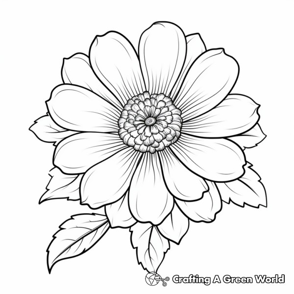 Black & White Flowers Coloring Pages - Free & Printable!