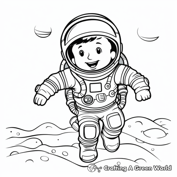 Astronaut Coloring Pages - Free & Printable!