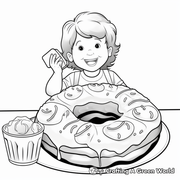 Donut Coloring Pages - Free & Printable!