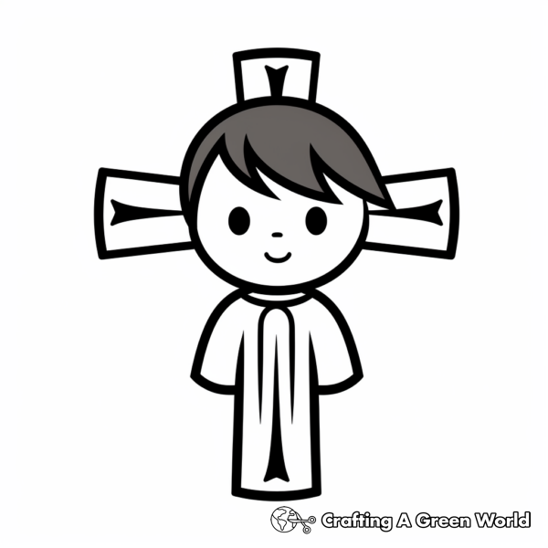 Cross Coloring Pages - Free & Printable!