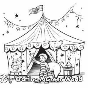 Circus Animal Coloring Pages - Free & Printable!